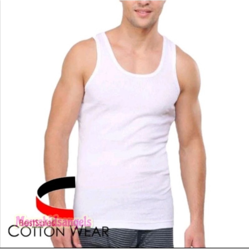 Cotton Wear Sando Plain White Mens Teens to Adult School Sandos Cotton ...