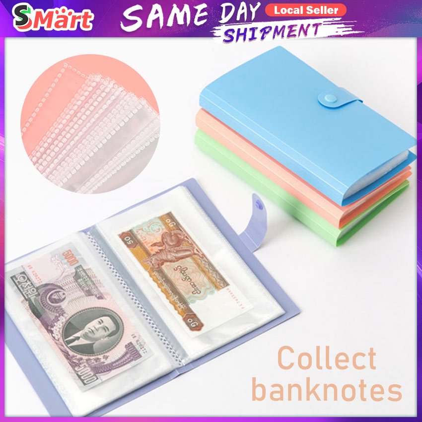 100pcs Paper Currency Collection Book Coin Commemorative Note Banknote ...