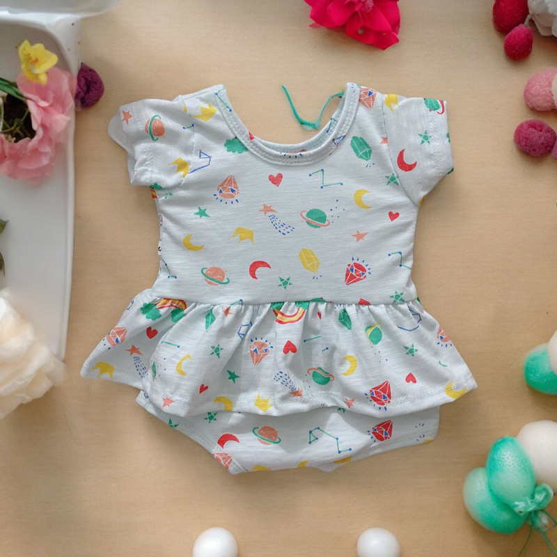 Newborn/Infant Baby Girl mini dress w/ bloomer set baby girl terno 0 ...