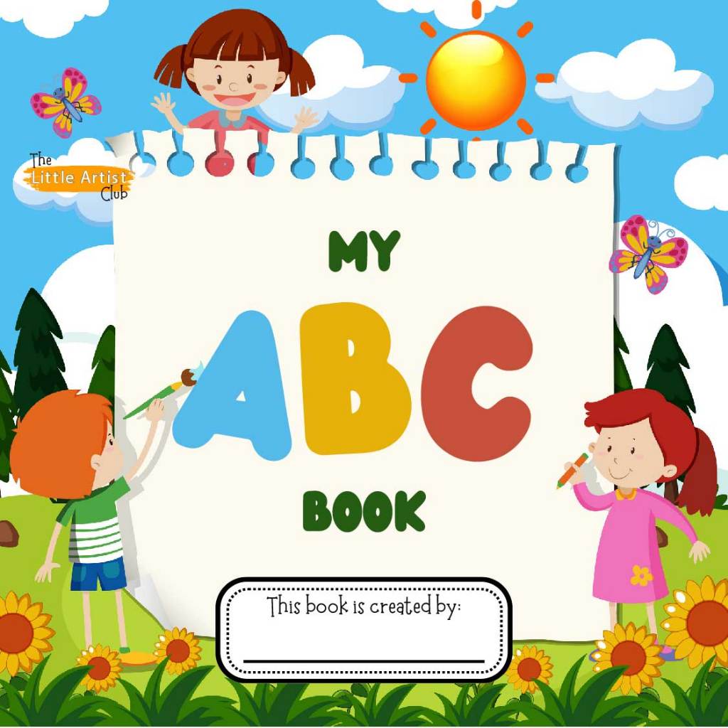 My ABC Book Children's Busy Book Activity Worksheet Coloring Alphabet ...