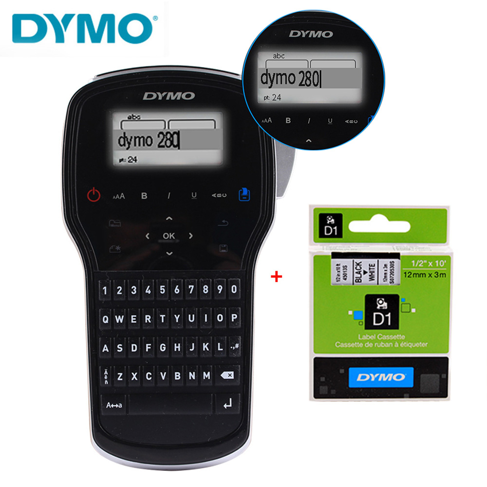 DYMO LM280 Label Printer Handheld LabelManager Label Maker for 6mm/9mm ...