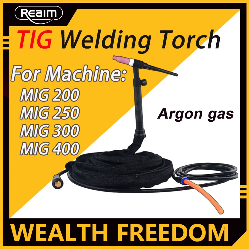 TIG Welding Torch 3M WP26V For MIG/TIG welding machines QQ-150 Argon ...