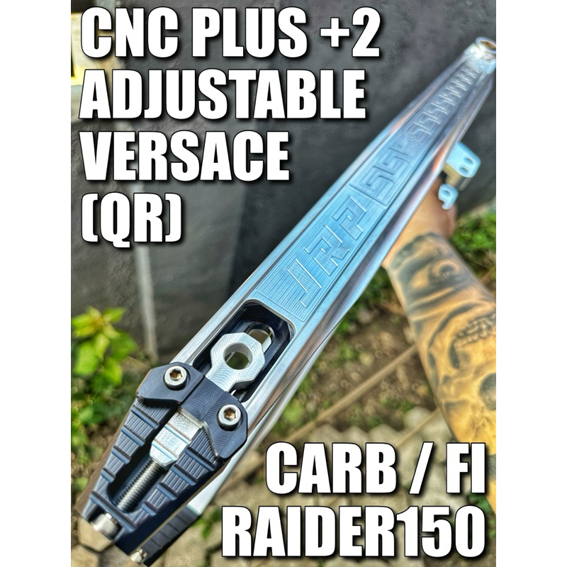 RAIDER150 CARB/FI JRP VERSACE/CNC LIGHTEN SWING ARM PLUS+2 | Shopee ...