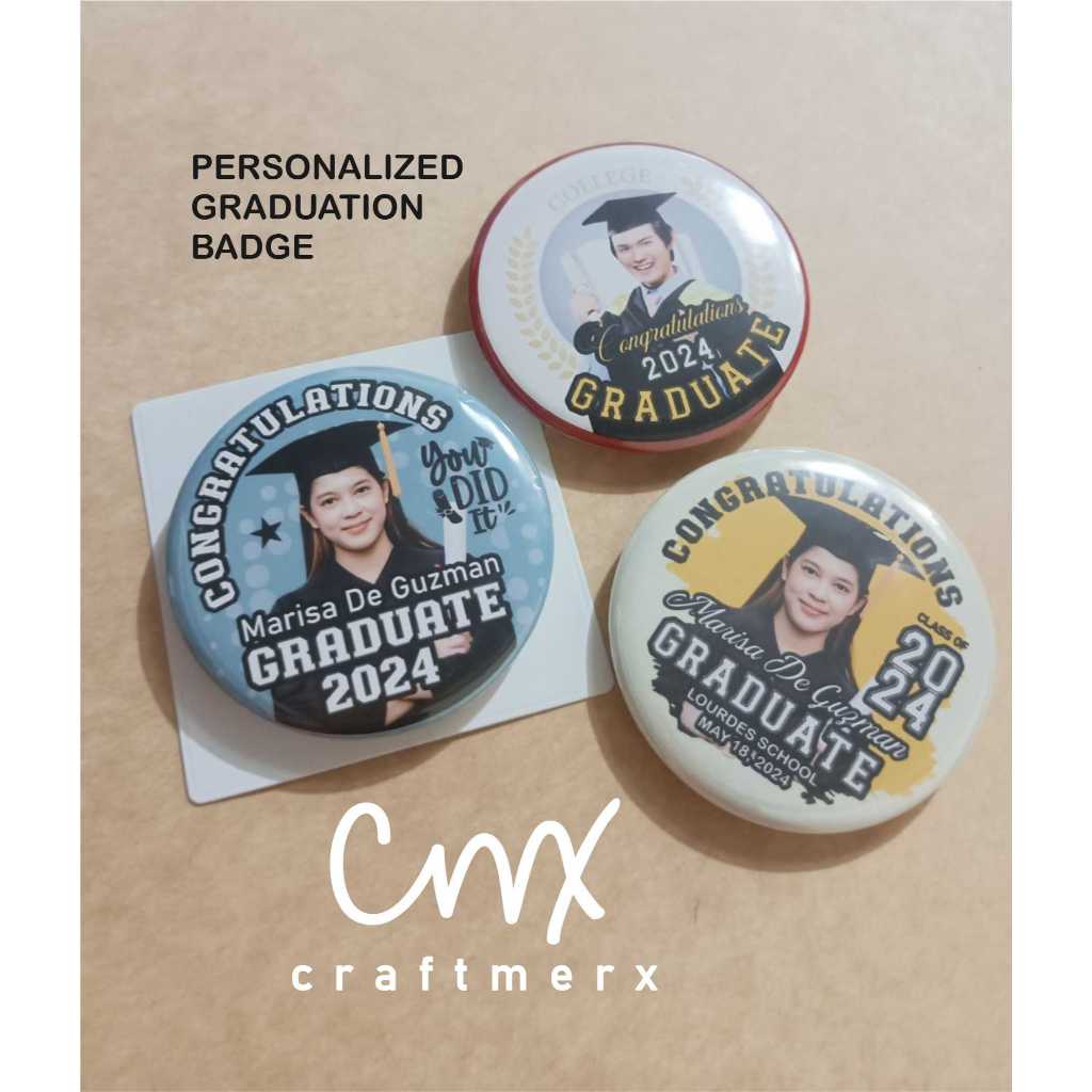 PERSONALIZED GRADUATION BADGE | Shopee Philippines