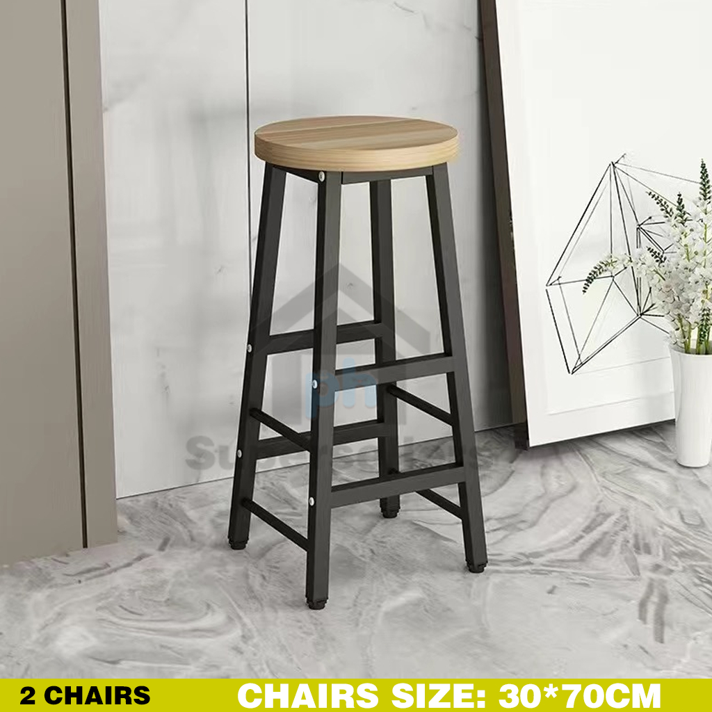 Bar Table And Chair Combination Mini Bar Table + 2 Chairs Set | Shopee ...