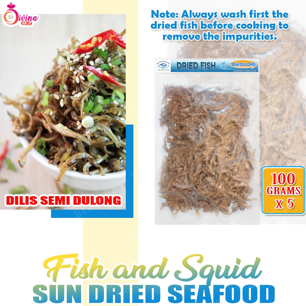 Dried Fish Semi Dulong Dilis 500g / 1kg Dried Anchovies / Gourmet Dried ...