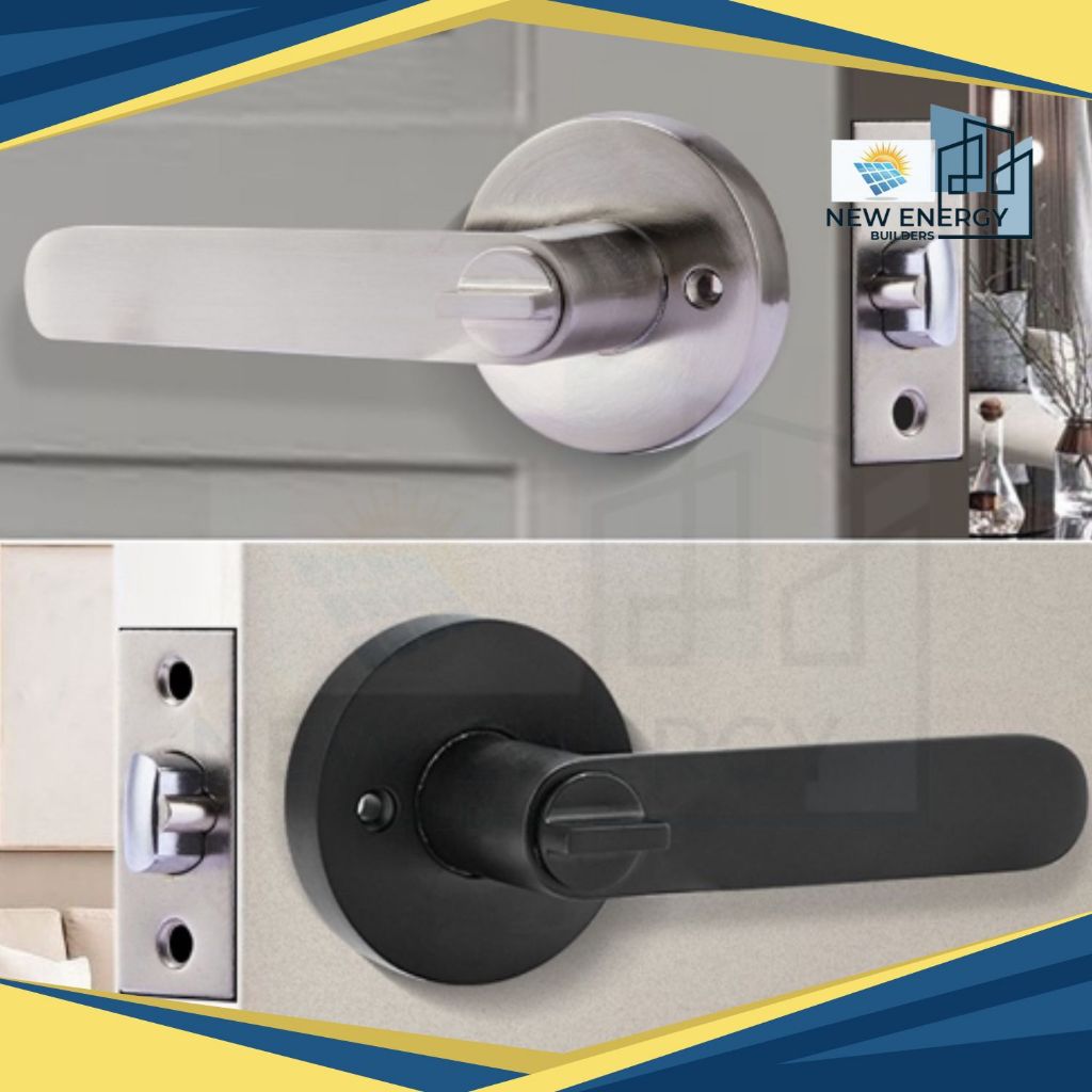 N.E.B || Stainless Steel Door Lock Lever Type Door Handle | Shopee ...