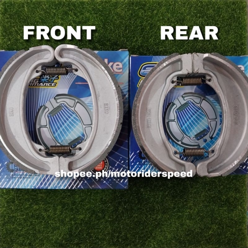 HEAVY DUTY TMX 155 BRAKE SHOE front, rear or set (ORIGINAL) | Shopee ...