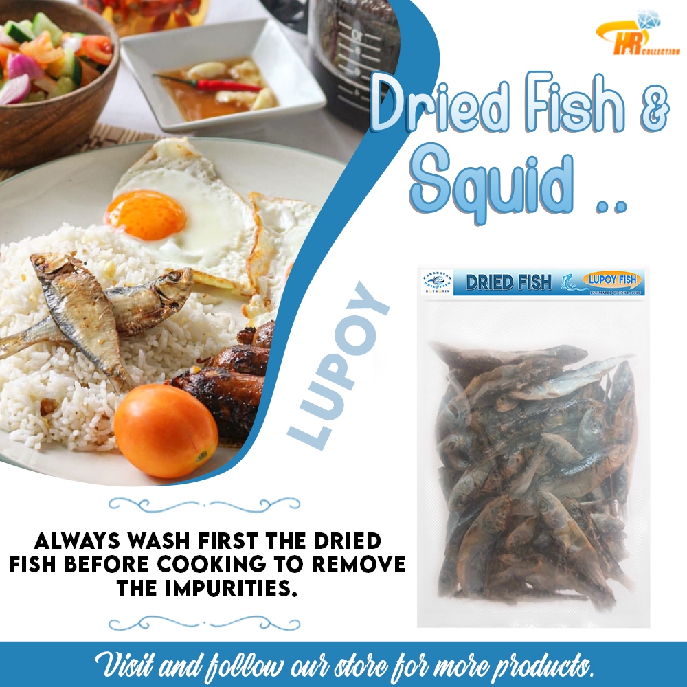 Dried Fish LUPOY Maliit na Tuyo Lupoy Isda ( 100g/200g ) Sun Dried Fish ...