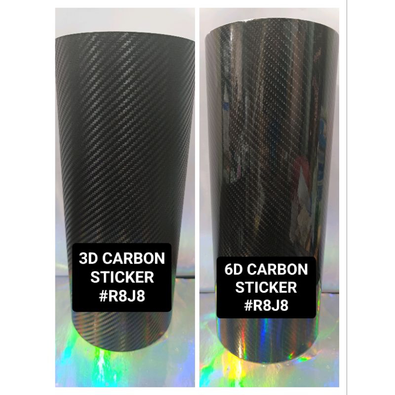 3D AND 6D CARBON STICKER | Shopee Philippines
