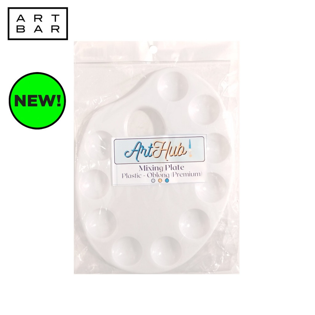 Arthub Mixing Plate 10 Wells Oblong - Art Bar | Shopee Philippines