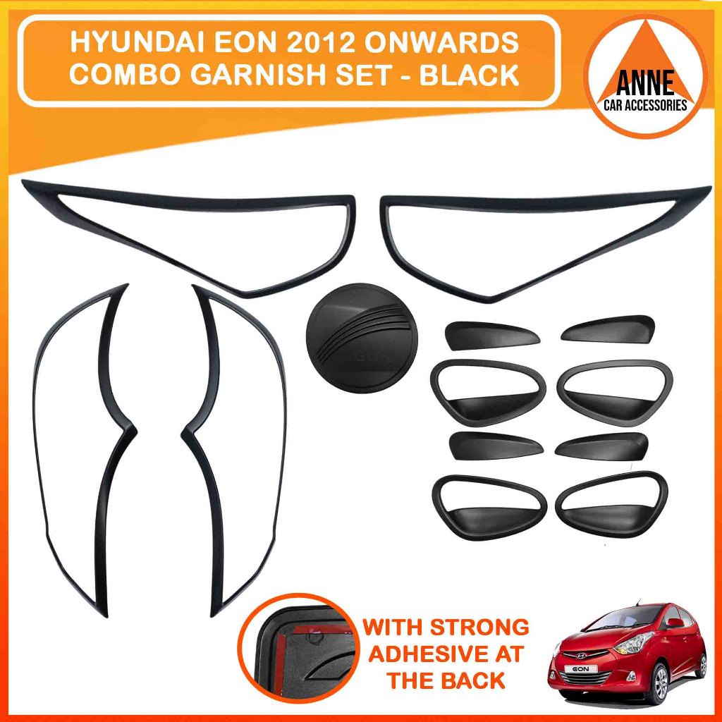 Hyundai EON 2012 - 2022 Garnish Cover Set Black / Chrome Hyundai EON ...
