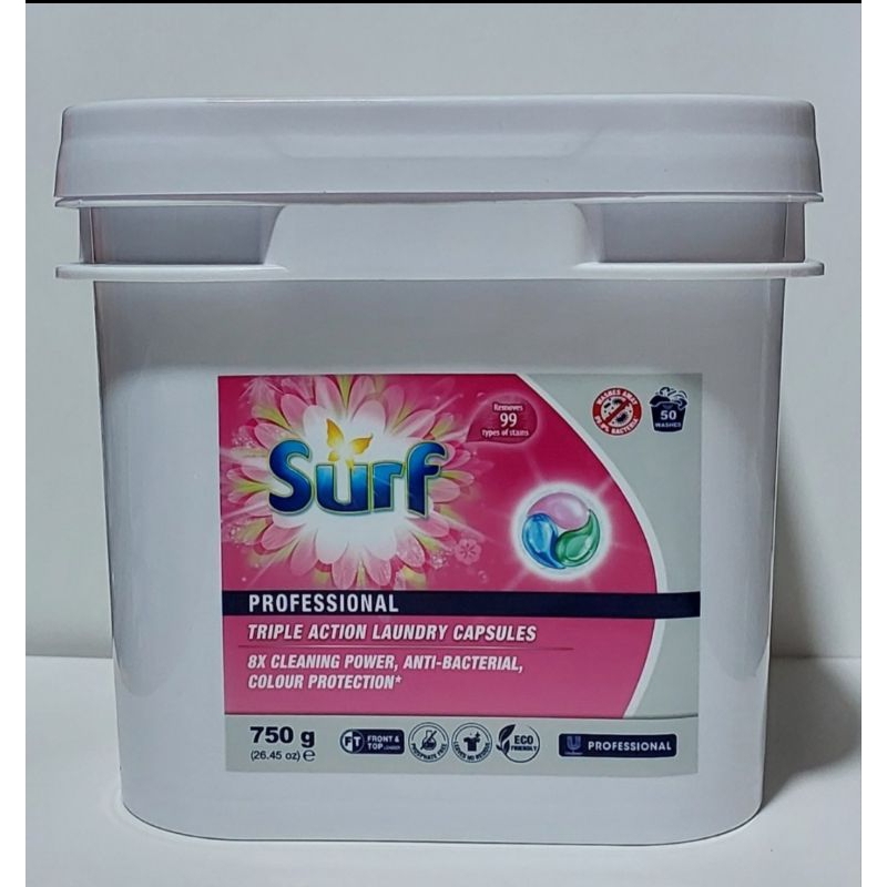 Surf Professional Triple Action Laundry Capsules 750g | Shopee Philippines