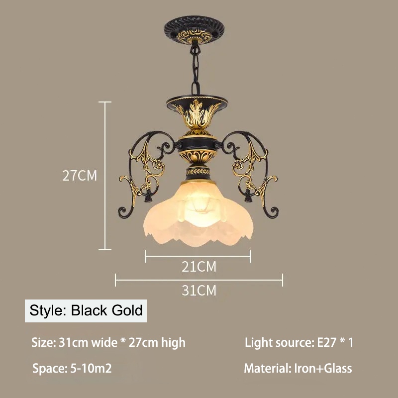 Nordic retro minimalist chandelier ceiling light Dining Room Bar ...