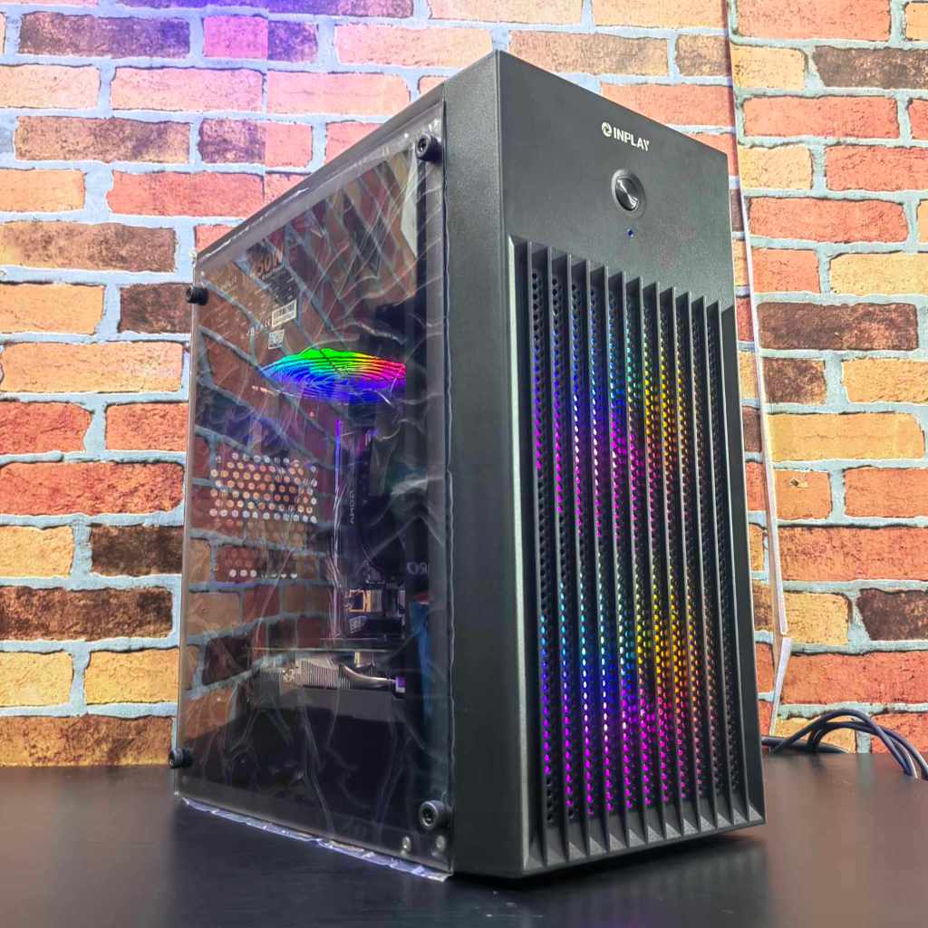 BRAND NEW SYSTEM UNIT AMD ATHLON 3000G 8GB RAM 128GB SSD + POWERCABLE ...