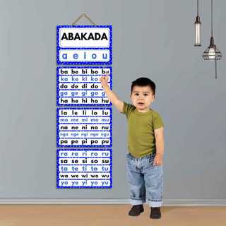 ABAKADA Reading Wall Hanging Chart (fully laminated) for kids | Shopee ...