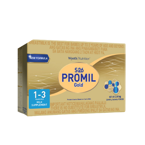 S-26 PROMIL GOLD THREE Milk Supplement 1-3 Years Old Box 2.4kg | Shopee ...