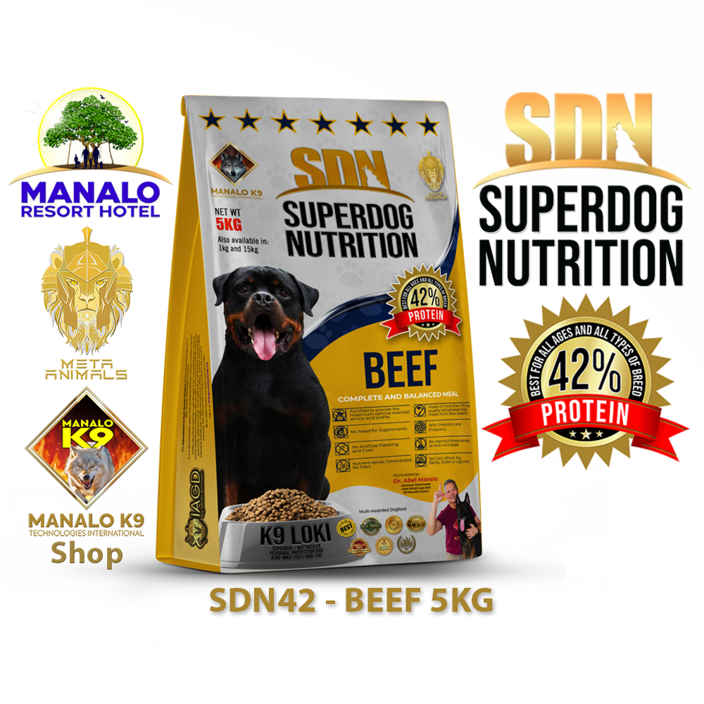 SUPERDOG NUTRITION - SDN42 BEEF (5KG) | Shopee Philippines