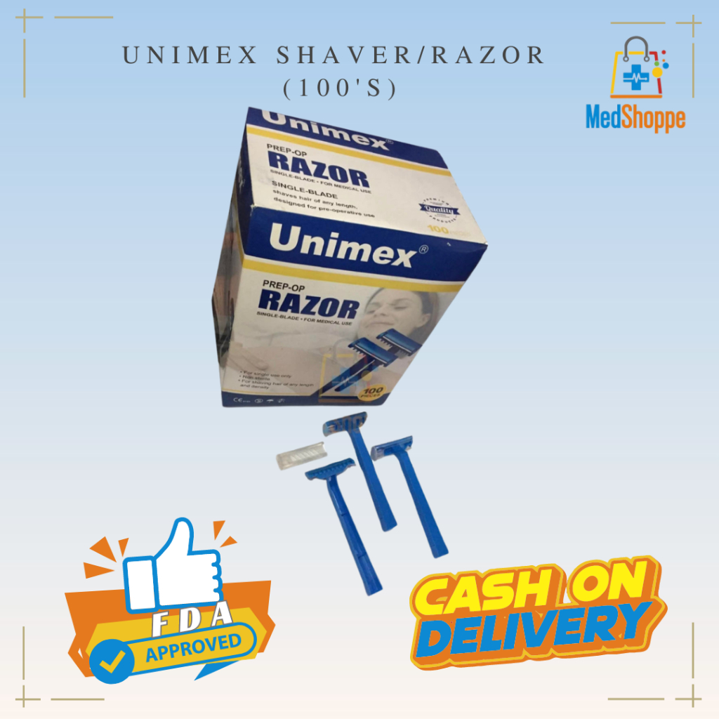 UNIMEX SHAVER/RAZOR (100'S) | Shopee Philippines