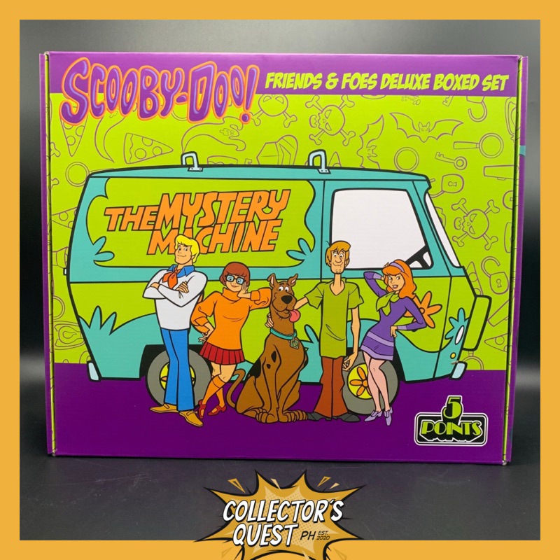 Mezco 5 Points Scooby Doo And Friends And Foes Deluxe Box Set Shopee