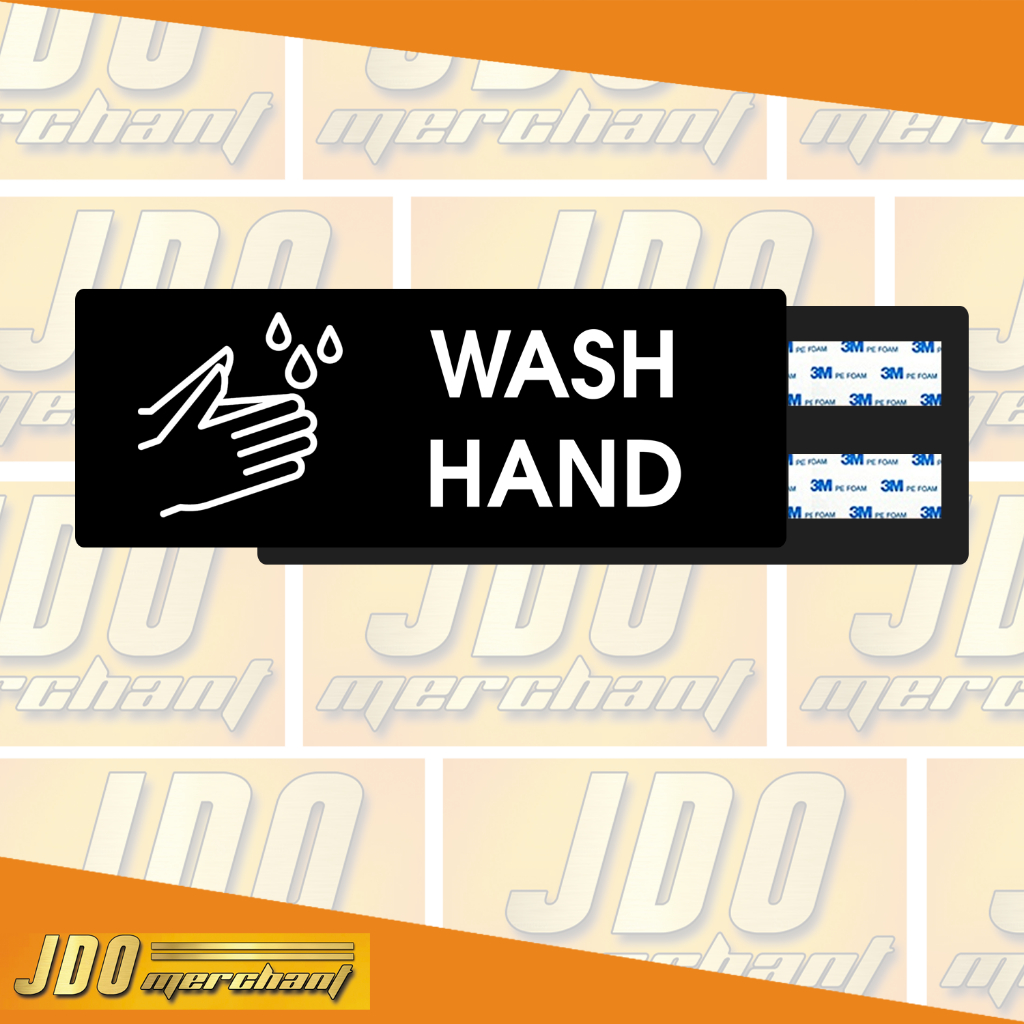 Wash Hand Signage sign | Shopee Philippines