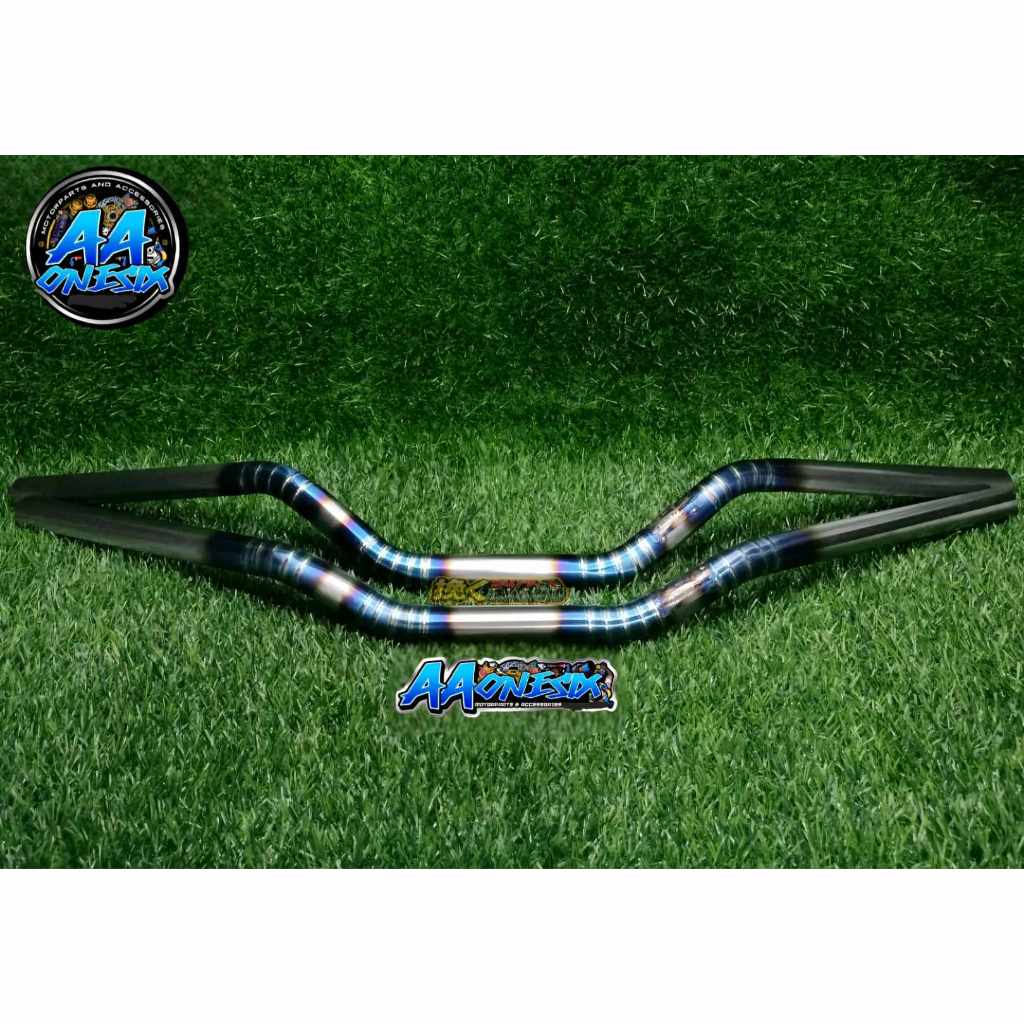 MU FAC HANDLE BAR TITANIUM WITH EMBLEM NMAX V1 / NMAX V2 / PCX 150 ...