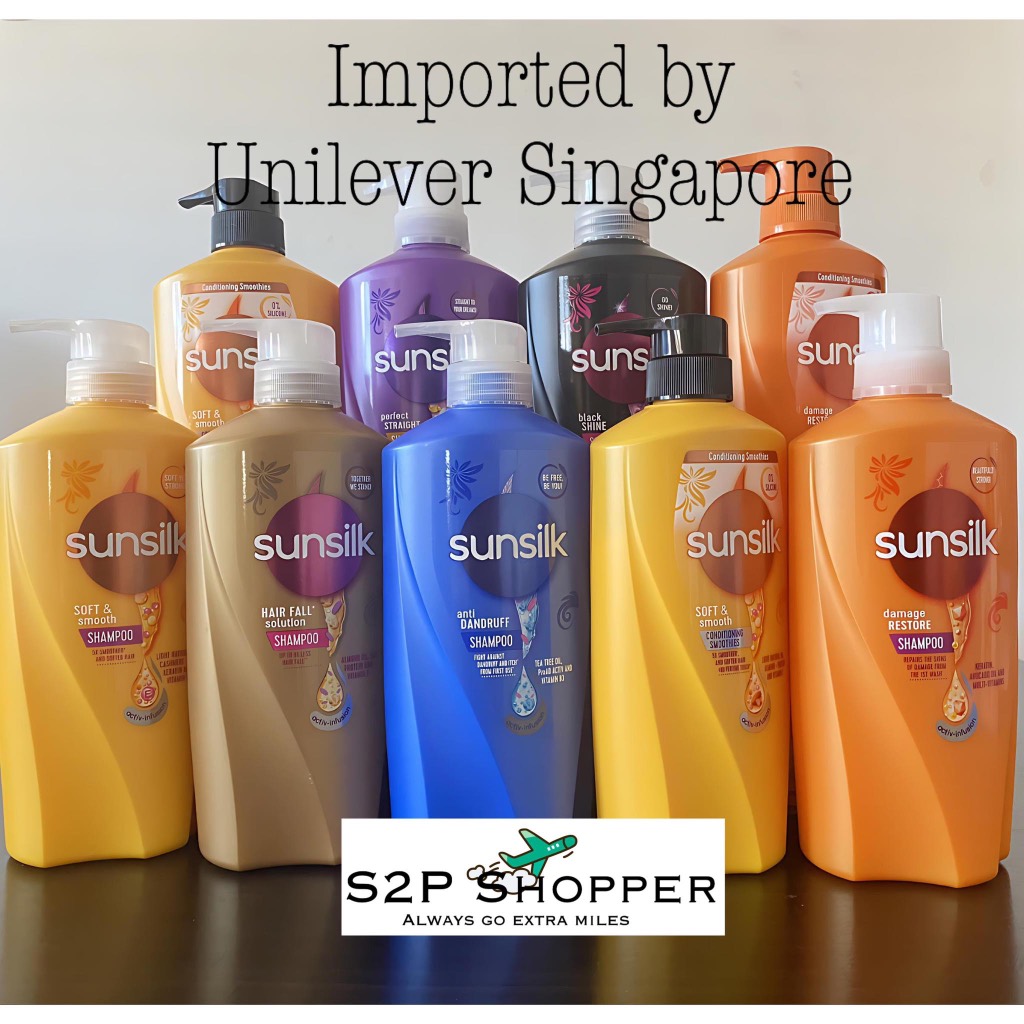 🇸🇬S2P SUNSILK Shampoo 625ml & Conditioner 650ml - Imported by Unilever ...
