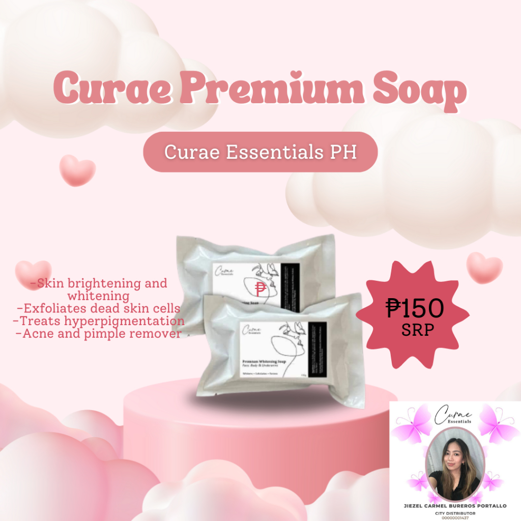 Curae Premium Whitening Soap | Shopee Philippines