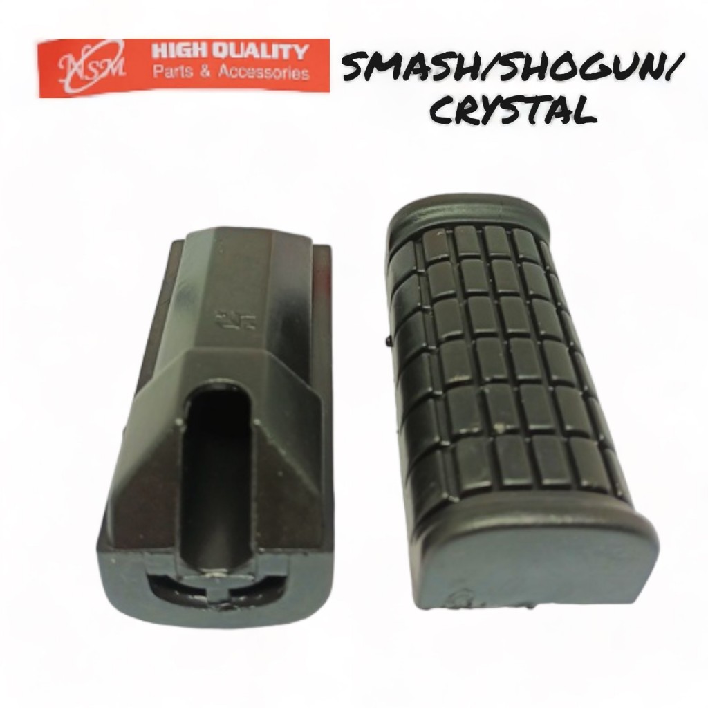 FRONT FOOTREST SMASH / SHOGUN / CRYSTAL NSM THAILAND (RUBBER) | Shopee ...