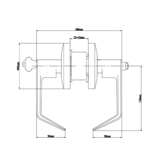 Hafele Cylindrical Lever Lockset ANSI Grade 2 | Shopee Philippines
