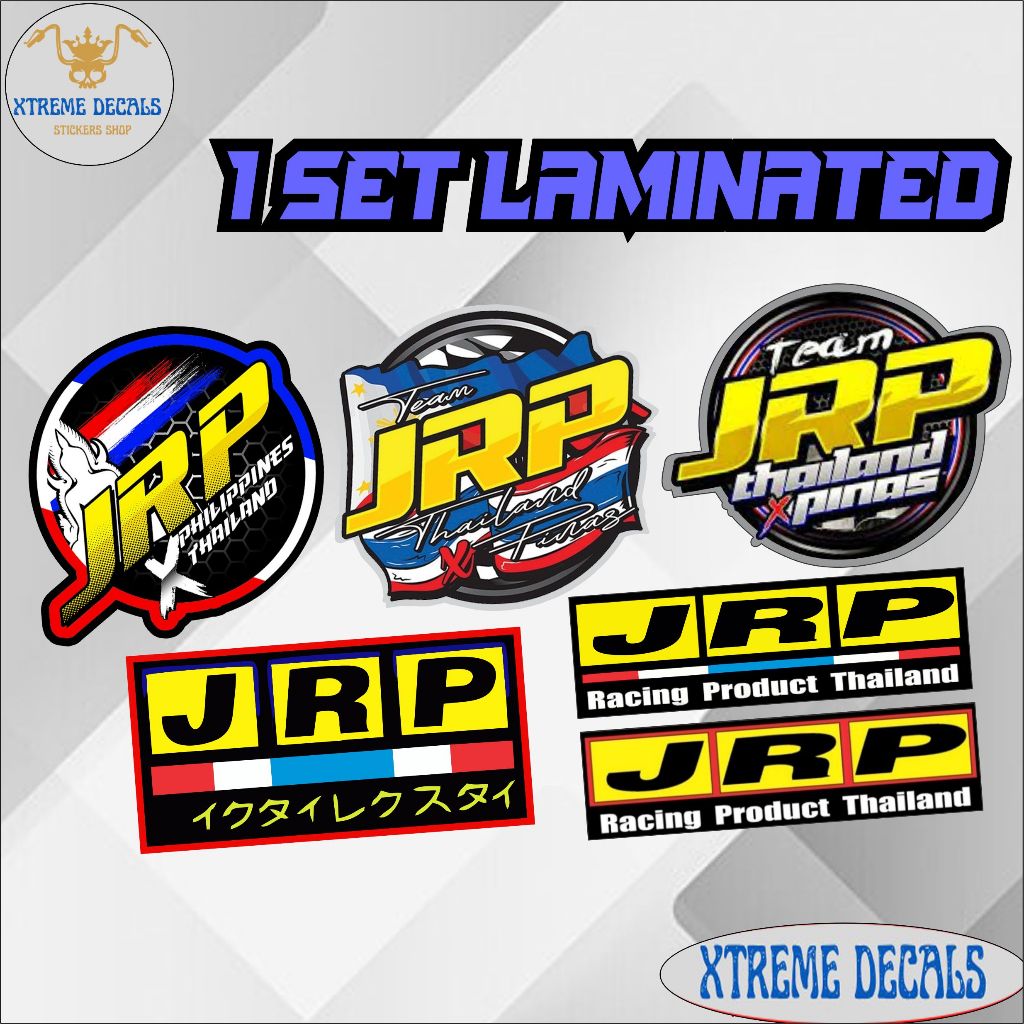 JRP Thai Sticker Printed Laminated (1 set ) | Shopee Philippines
