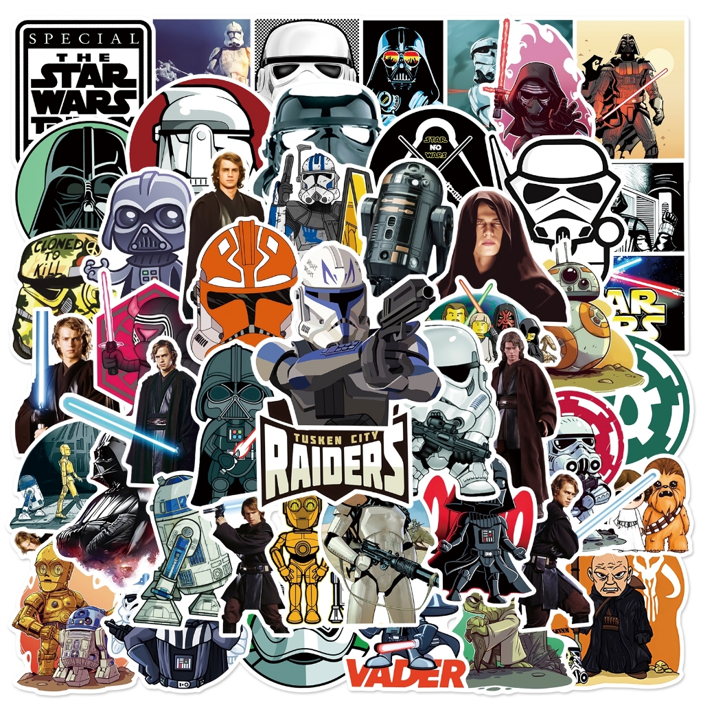 50PCS Star War design L50-505 Waterproof Stickers | Shopee Philippines