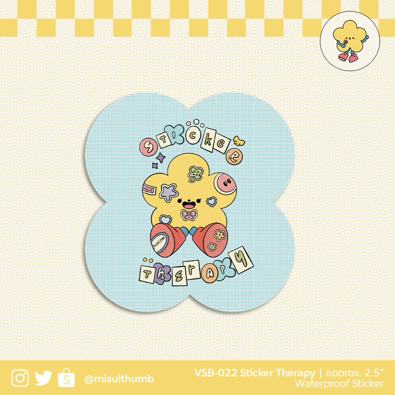 Sticker Therapy Waterproof Sticker | VSB-022 misulthumb | Shopee ...