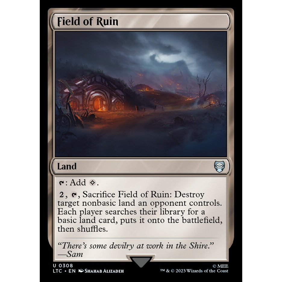 MTG Singles: Field of Ruin NM Land LTC The Lord of the Rings: Tales of ...