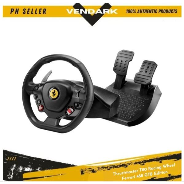 ORIGINAL Thrustmaster T80 Racing Wheel Ferrari 488 GTB Edition For PS4 ...