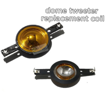 Dome Coil w/ Terminal for Dome Tweeter Plug and Play easy to install ...