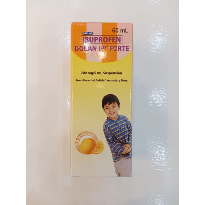 Ibuprofen Dolan FP Forte 60ML 200mg/5ml suspension | Shopee Philippines