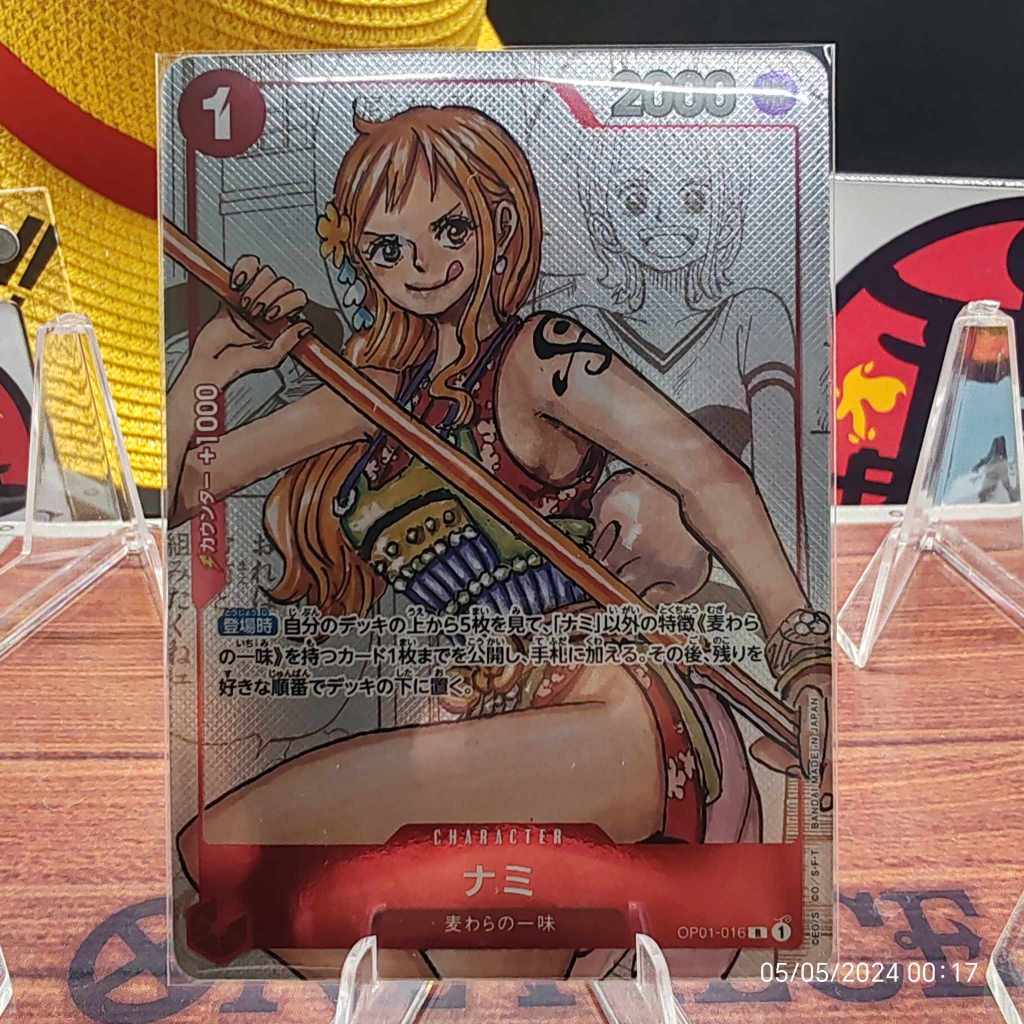 One Piece TCG - OP01-016 R Nami (Parallel) (25th Anniversary Edition) | Shopee Philippines