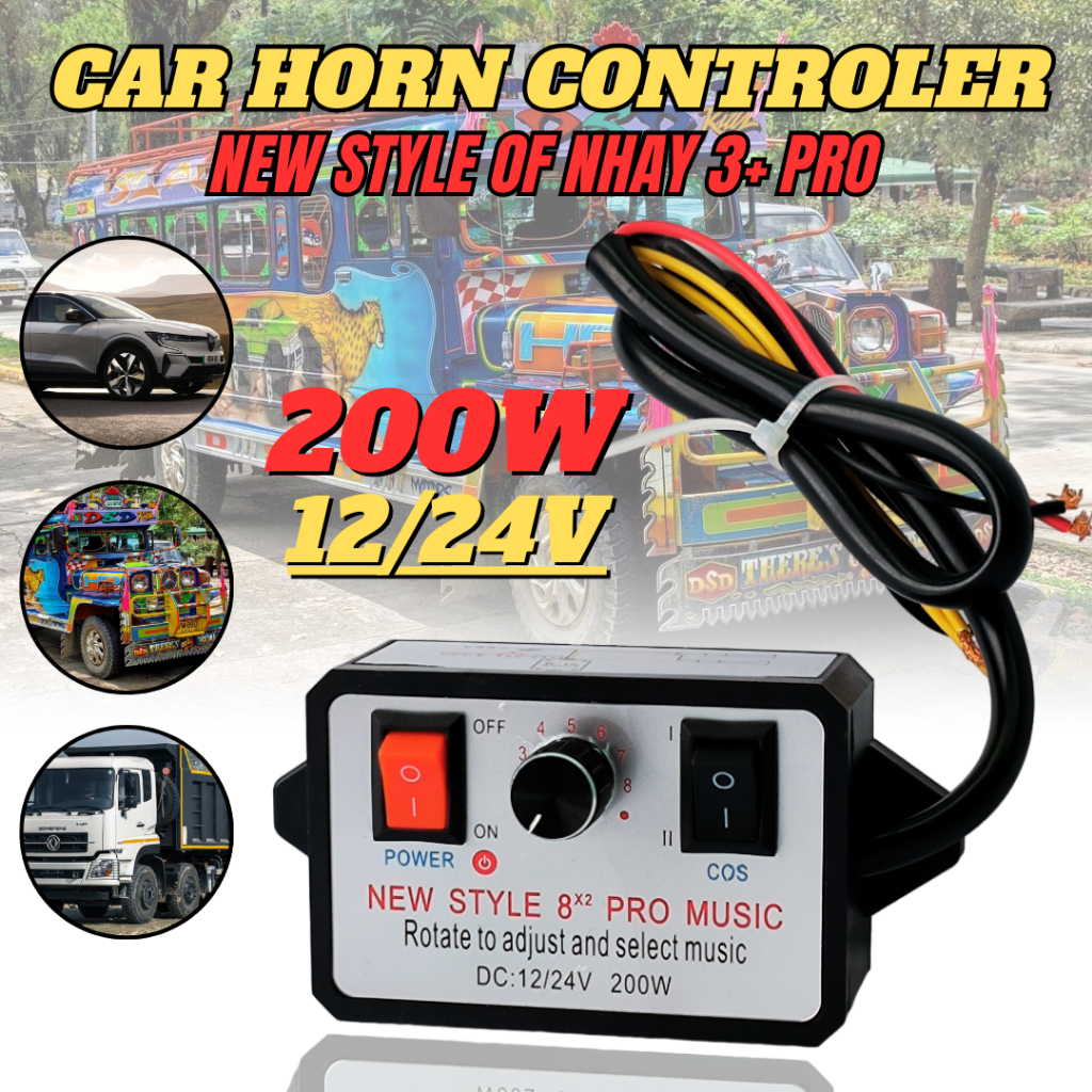 UNIVERSAL NEW STYLE OF NHAY 3 PRO MUSIC RAPID RELAY 12V-24V FOR CAR ...