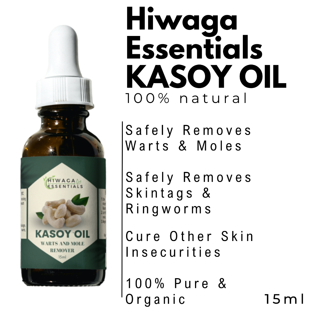 Pure Kasoy Organic Oil 15ml Mabisang Pantanggal ng nakakadiring Kulugo ...