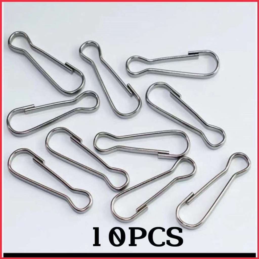 Stainless Steel Metal Spring Hooks, Rust-Proof Landyard Snap Clip Hooks ...
