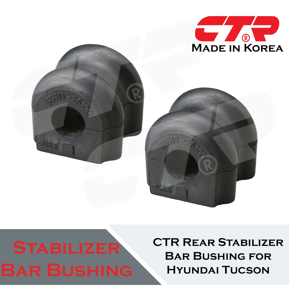 CTR (2pcs) Rear Stabilizer Bar Bushing for Hyundai Tucson IX 4WD 2009 ...