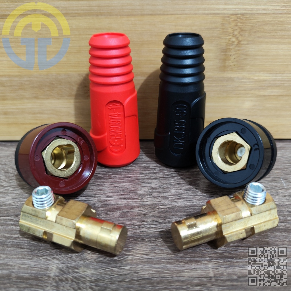 Standard Welding Cable Connector Plug and Socket Set DKJ35-50 DKZ 35-50 ...