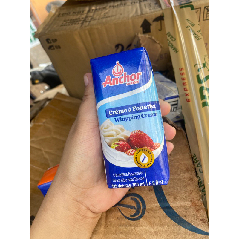 ANCHOR WHIPPING CREAM 200ml | Shopee Philippines