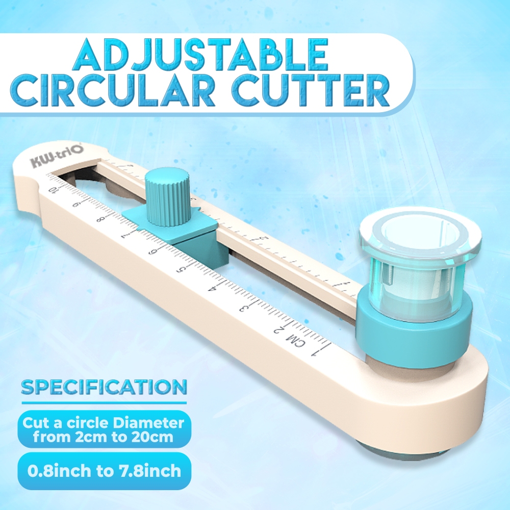 Plastic Circle Cutter 2cm - 20cm Adjustable Round Cutter for Button Pin ...