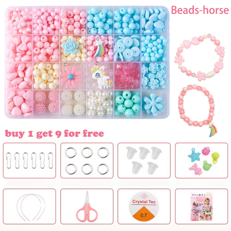 5000Pcs Beads Kit for DIY Name Bracelets DIY Bracelet Making Set ...