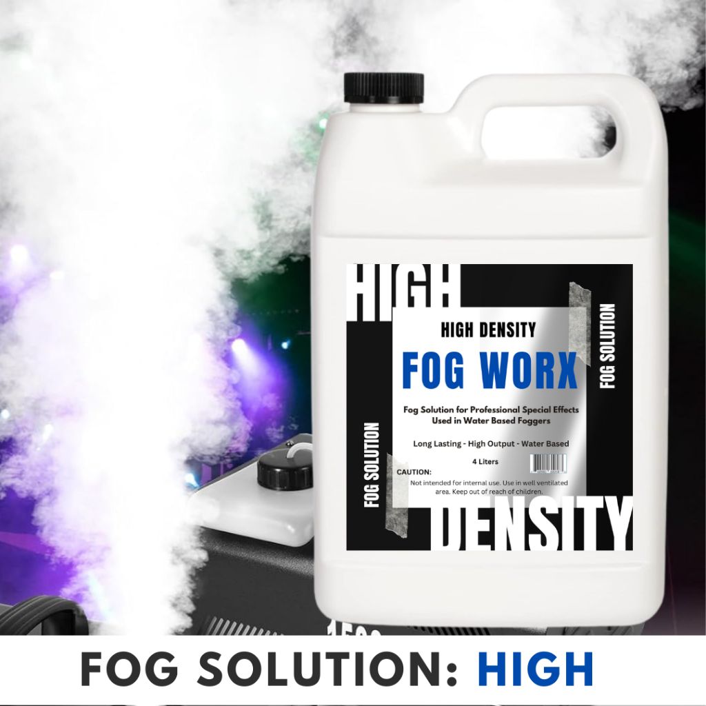 FOG WORX 5 Liters HIGH DENSITY Disco Liquid for Fog Machine 4.5L Stage ...