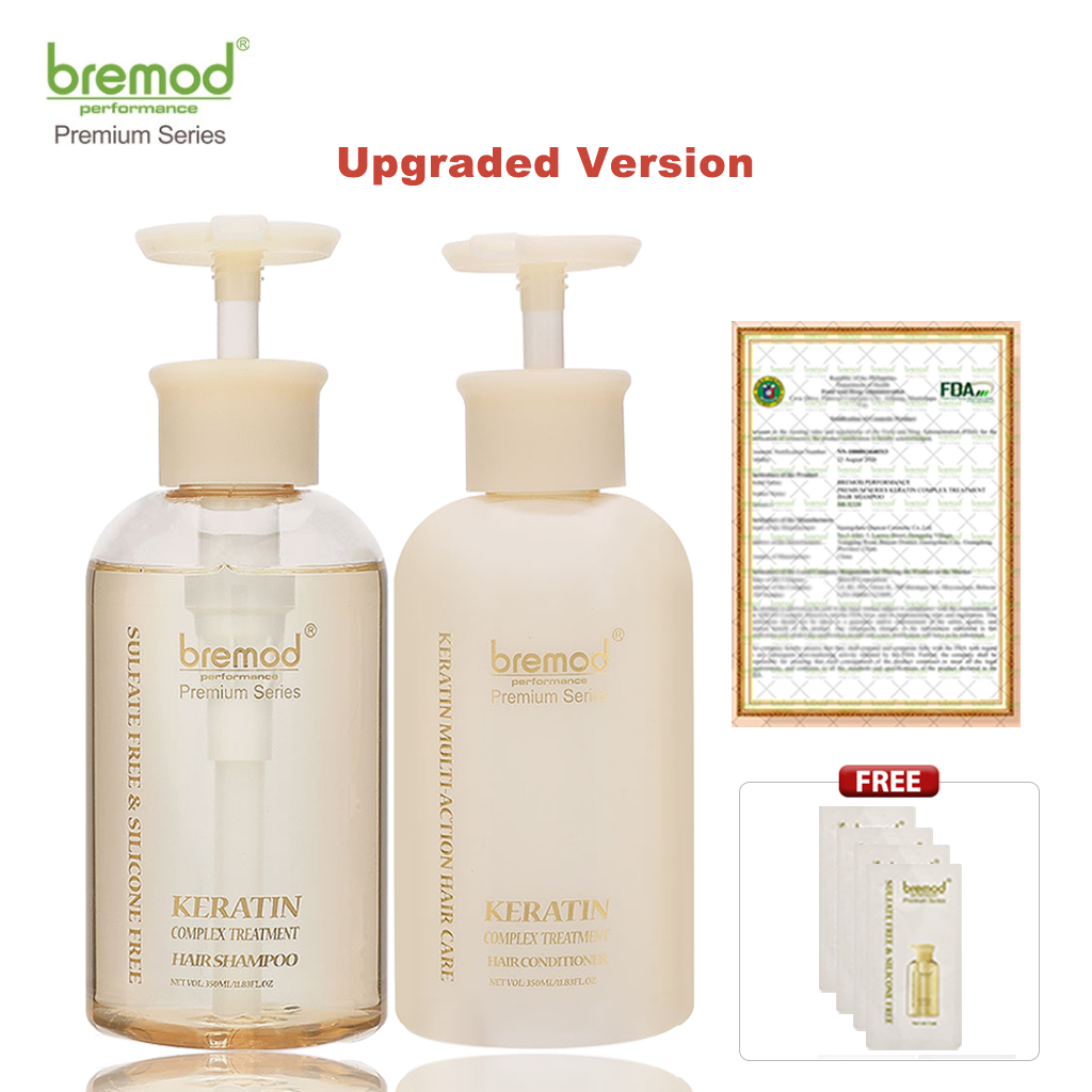 Bremod Shampoo & Conditioner +Hair Mask 400mL Hair Treatment Organic ...