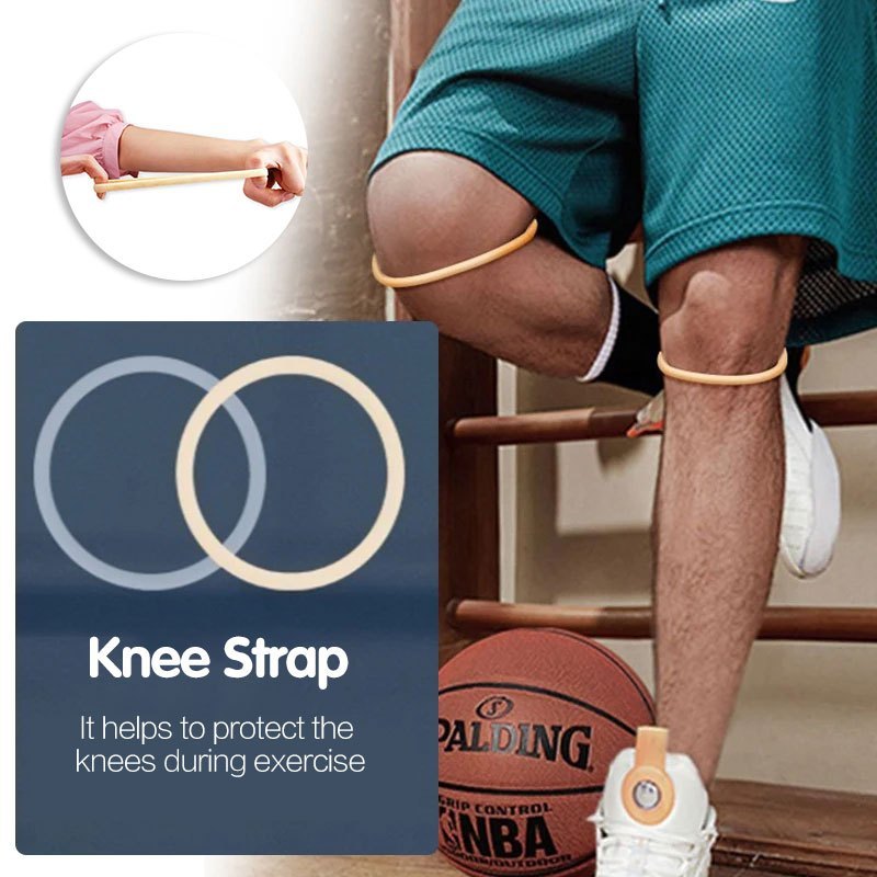 Basketball Knee Force Band Silicone Fine Patella Tendon Knee Strap for ...