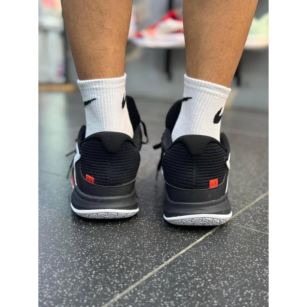 Kyrie 5 Low Bred Black Red Shoes With Free Socks Original Eqpt ...